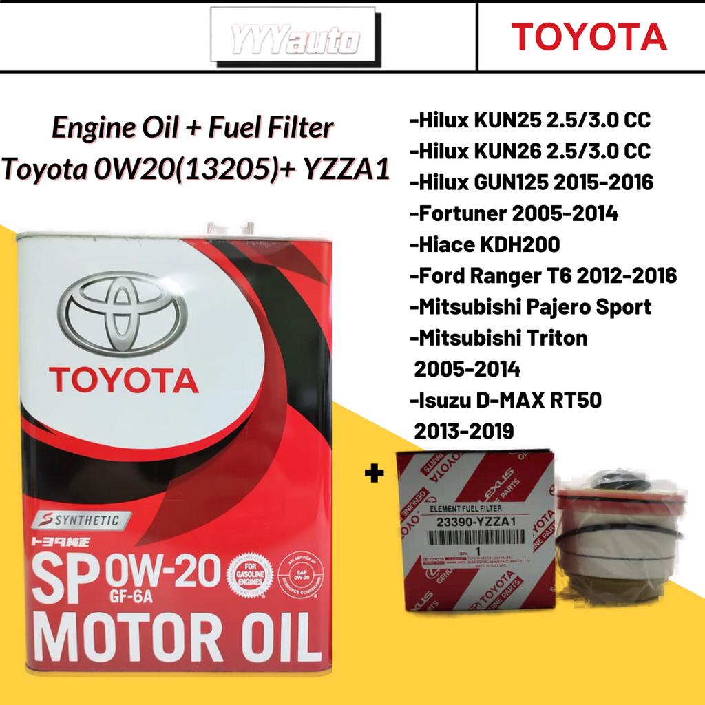 100% Original Toyota 0W-20 0W20 Synthetic SP GF-6A Engine Oil 4L ...