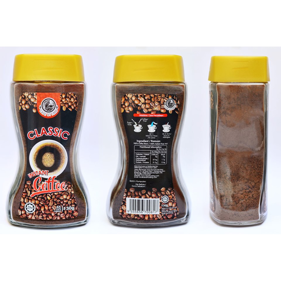 Ottimo Classic Instant Coffee Jar-130gm | Shopee Malaysia