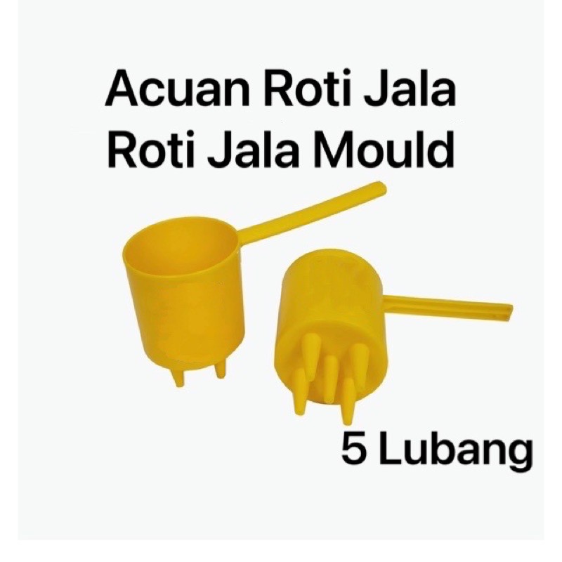 Acuan Roti Jala / Roti Jala Mould Cup / 5 Lubang / Tradisional ...