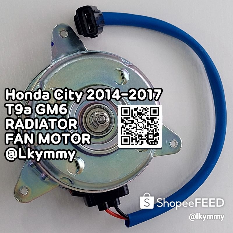 Honda City 2014-2017 T9a GM6 RADIATOR FAN MOTOR (New BARU) | Shopee ...