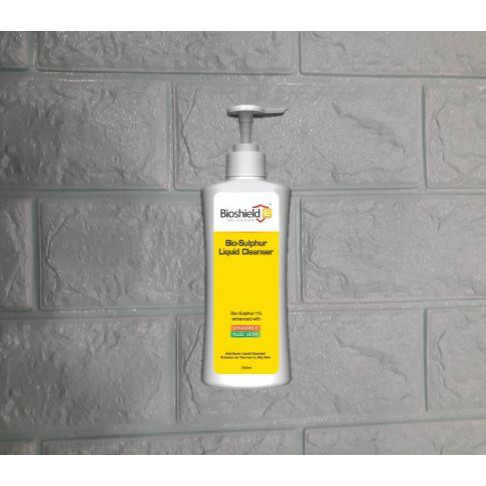 Bioshield Bio-sulphur Liquid Cleanser 250mL (enriched with Vitamin E & Aloe Vera) | Shopee Malaysia