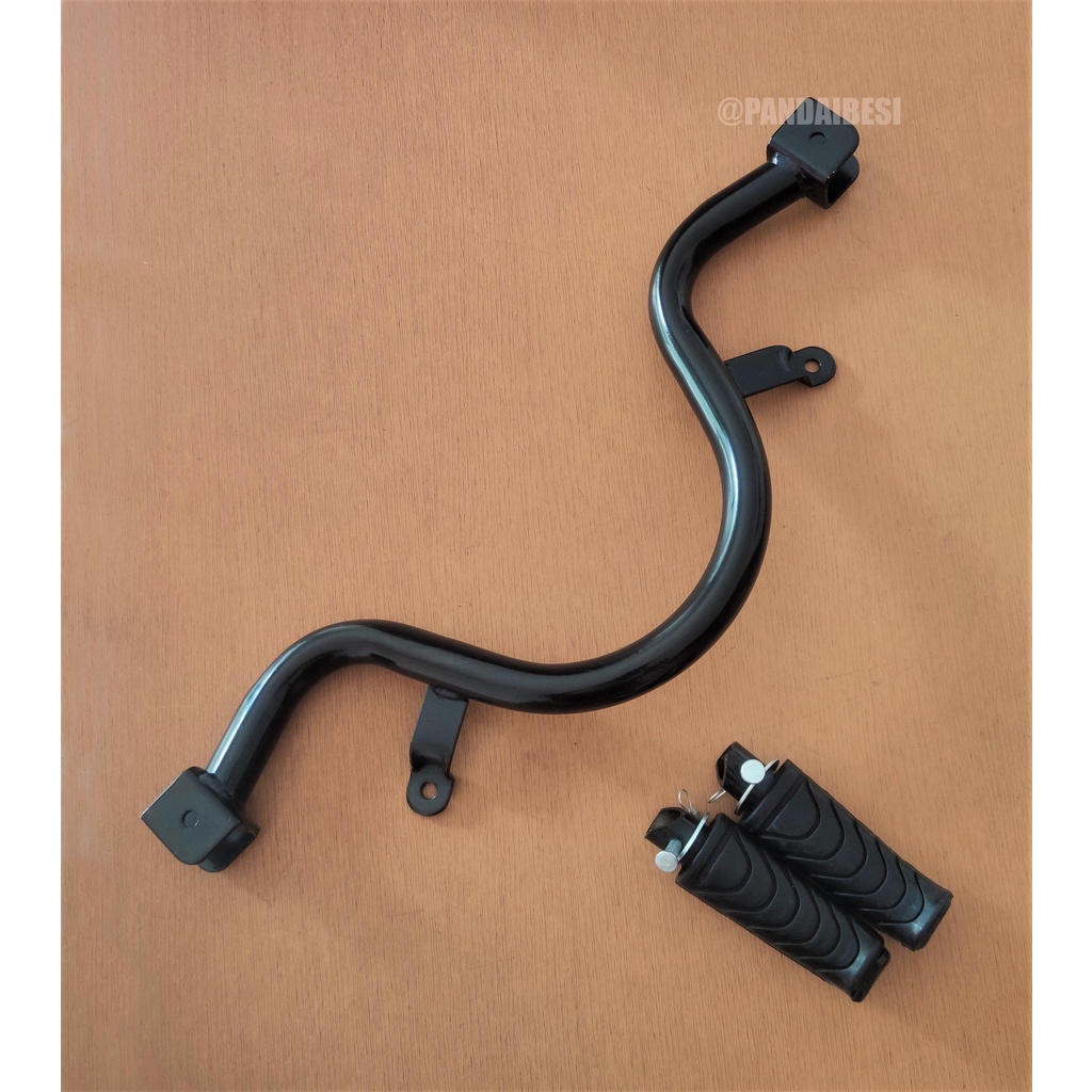 Iron Front Bastep Footrest Matic Yamaha Mio M3 125/Mio Z 125 Bluecore ...