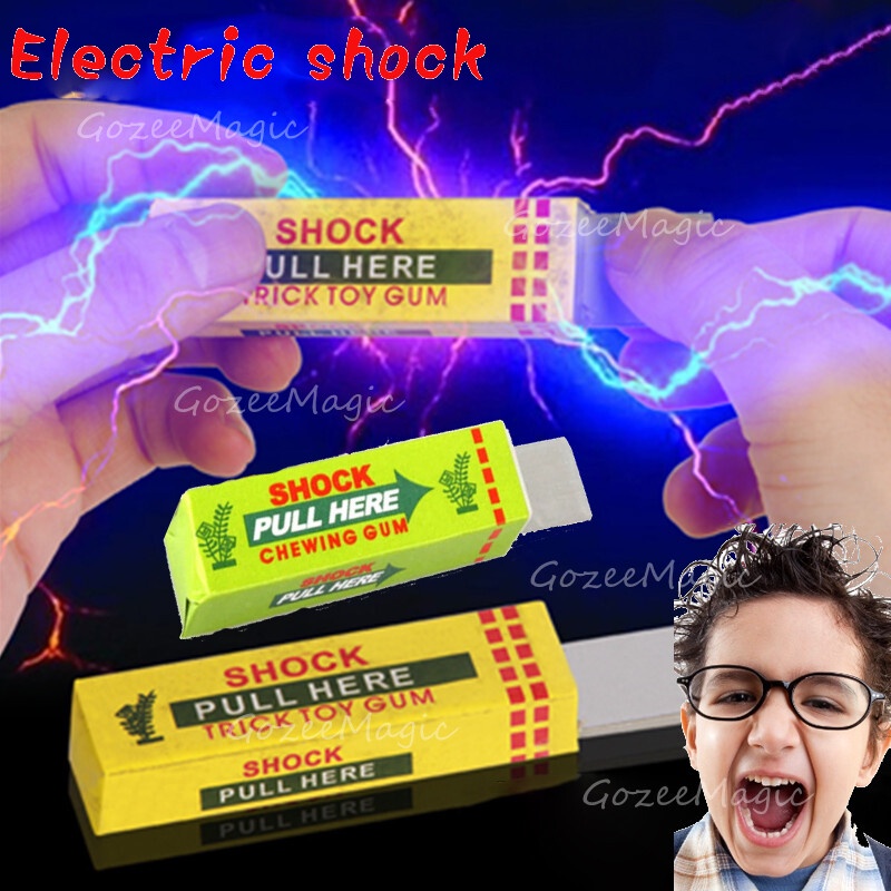 Electric Shock Joke Chewing Gum Pull Head Shocking Toy Gift Gadget ...