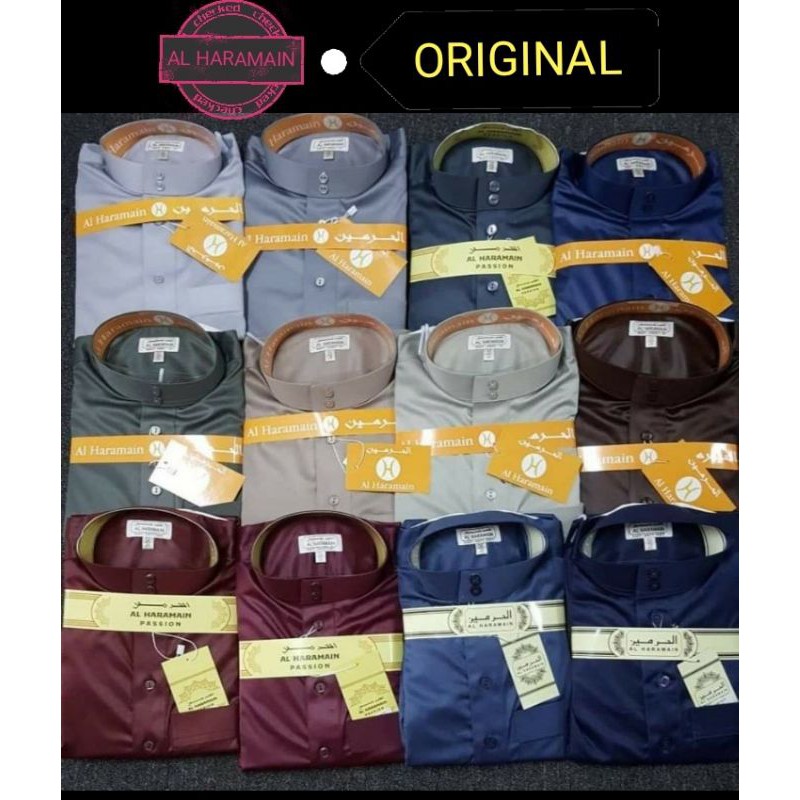 JUBAH AL HARAMAIN ORIGINAL (HOT COLOURS) | Shopee Malaysia