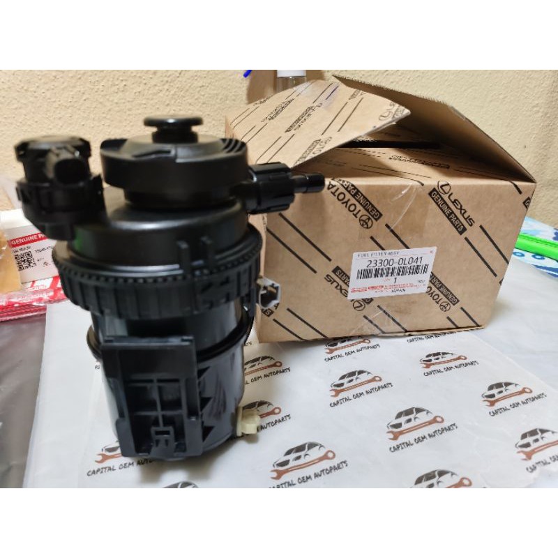 GENUINE TOYOTA FUEL HANDPUMP ASSY box with DIESEL FUEL FILTER for HILUX ...