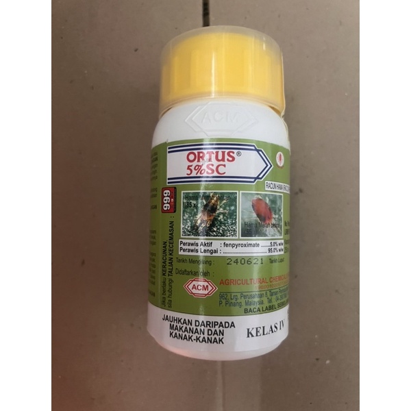 Ortus 5%SC 250ml fenpyroxximate / Kawalan Hama daun Kerinting / tanaman ...