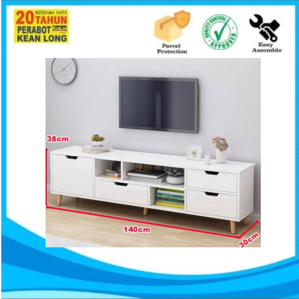 KLSB 4 Feet TV cabinet / 5 Feet TV cabinet /Almari TV Modern / Rak TV ...