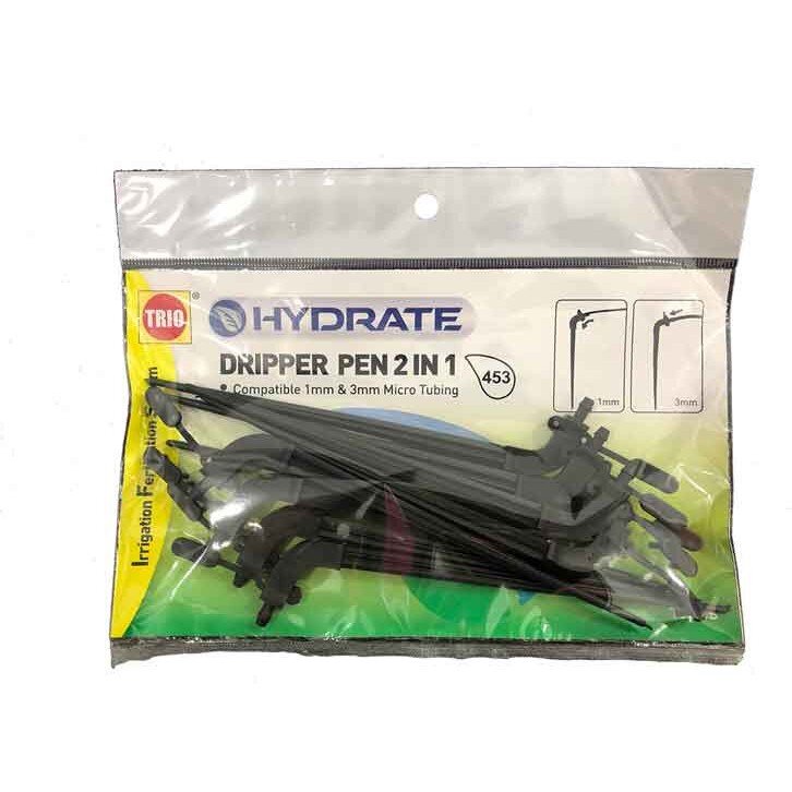 Hydrate Dripper Pen 2 in 1 453 Compatible 1mm/3mm Micro Tube Irrigation ...