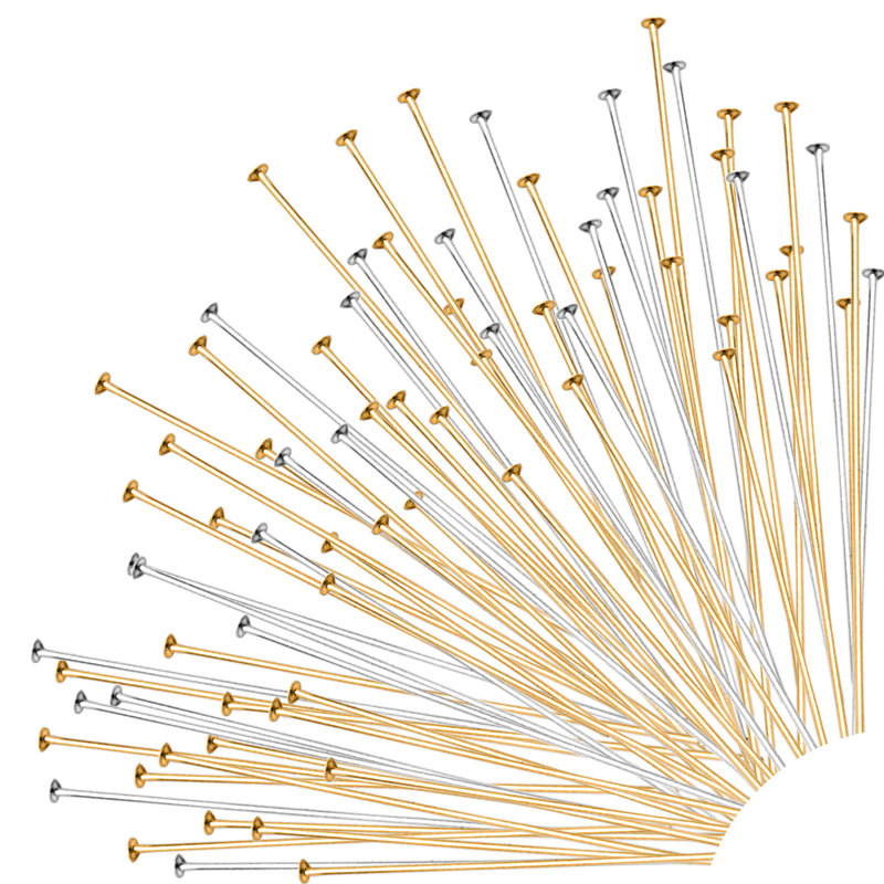 Flat Head Pins Needles For Jewelry Making Accessories Diy Stainless ...