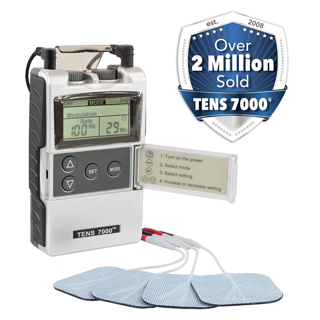 TENS 7000 Digital TENS Unit with Accessories - TENS Unit Muscle ...