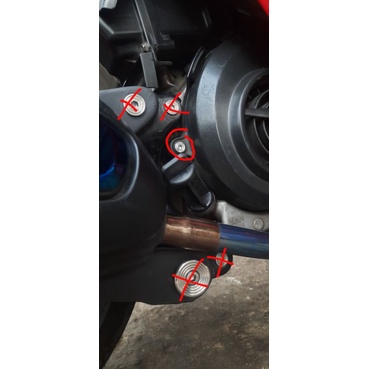 Original STAINLESS SPIRAL HANDMADE MIO FAN BOLT (2pcs) | Shopee Malaysia