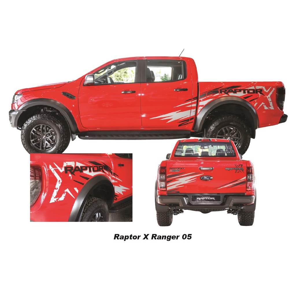 New Ford Ranger Raptor X Car Body Vinyl Decal Sticker | Shopee Malaysia
