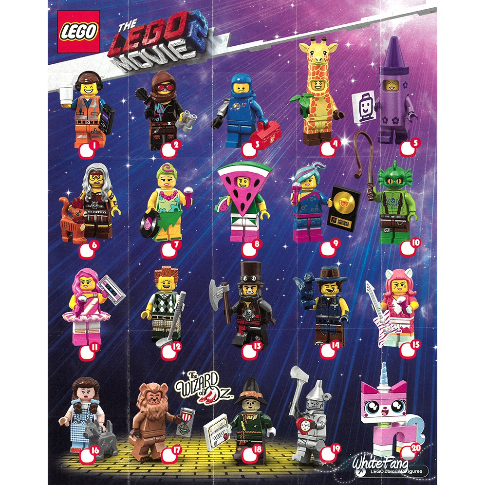 [BOB] 71023 LEGO The LEGO Movie 2 Collectible Minifigures New Sealed | Shopee Malaysia