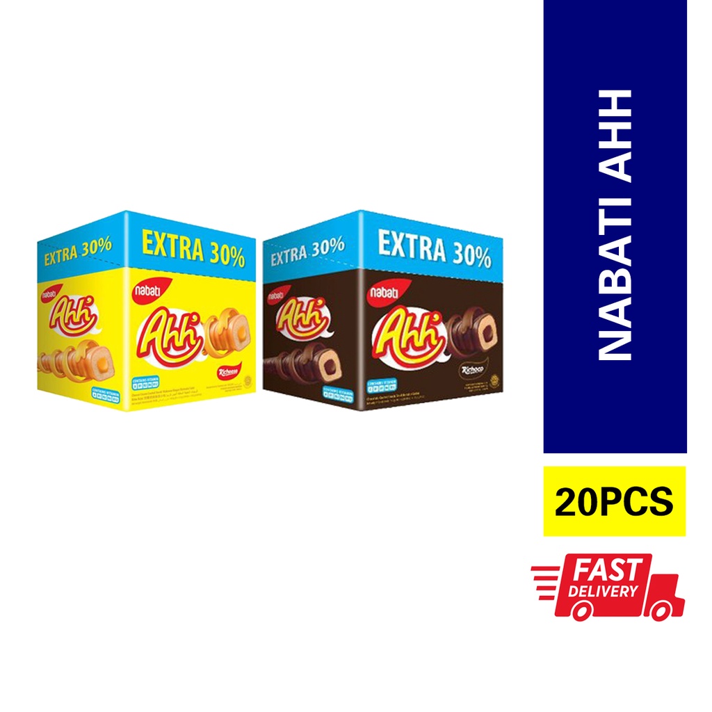 [20'S] Nabati Ahh Triple Cheese Richeese Richoco Cheese Chocolate Ahh [Extra 30%] 4G Cheese ...