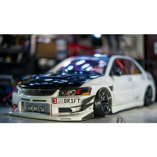 [Ready Stock] 1/10 RC CAR DRIFT BODY SHELL MITSUBISHI EVOLUTION EVO 9 W ...