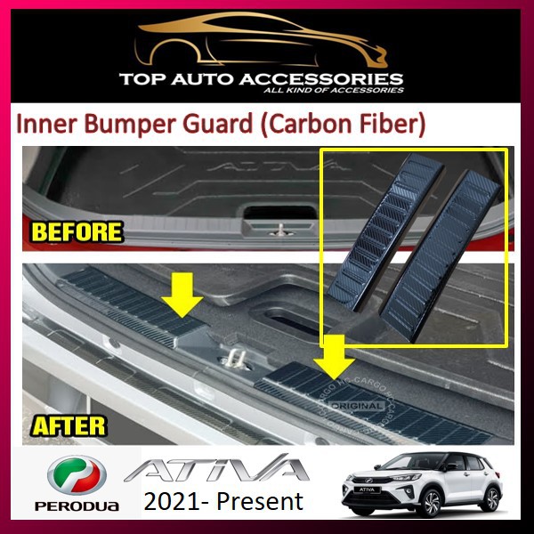 Perodua Ativa Inner Bumper Guard Carbon Steel / Bonet Cover Carbon ...