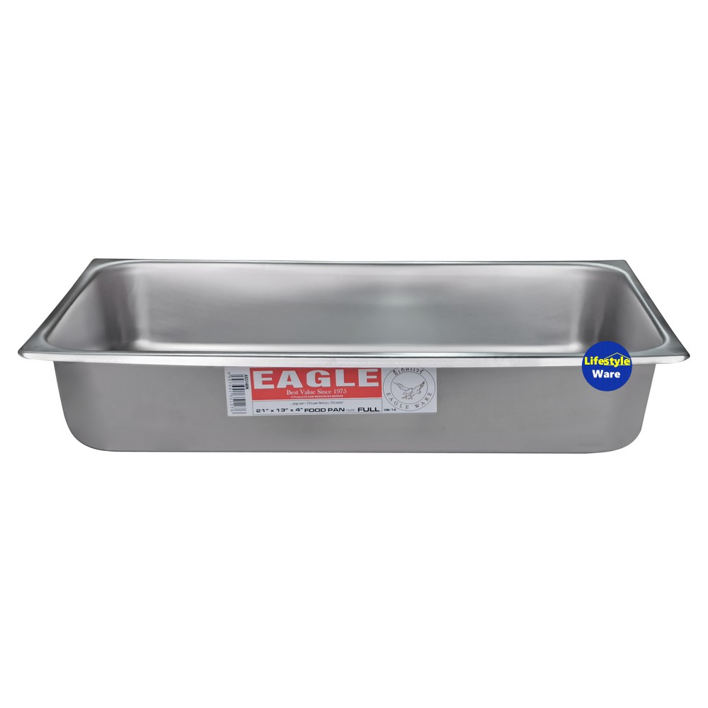 EAGLE STAINLES STEEL FOOD PAN CHAFING DISH FOOD PAN FULL SIZE AND HALF ...