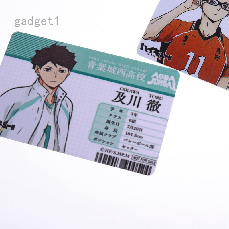Anime Volleyball Boy Haikyuu!! Character ID Card | Shopee Malaysia