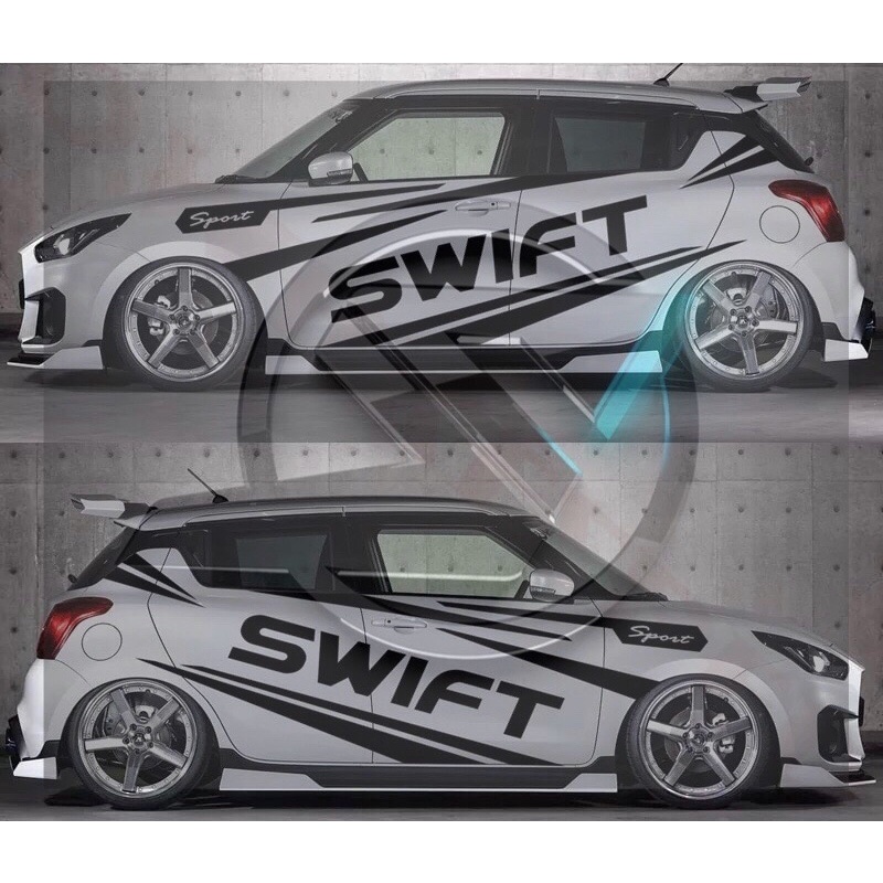 (Ready Stock) S358# 2pcs SWIFT Car Body Vinyl Decal Sticker | Shopee ...