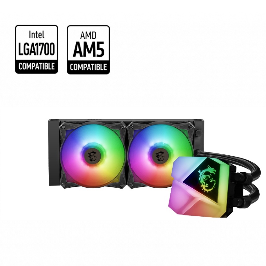 # MSI MAG CORELIQUID [C240/C360] - AIO ARGB CPU Cooler # | Shopee Malaysia
