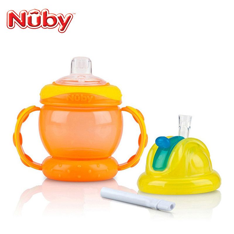 NUBY NO SPILL FLIP N SIP DRINKING CUP COMBO 240ML SINGLE PACK 4M+ | Shopee Malaysia