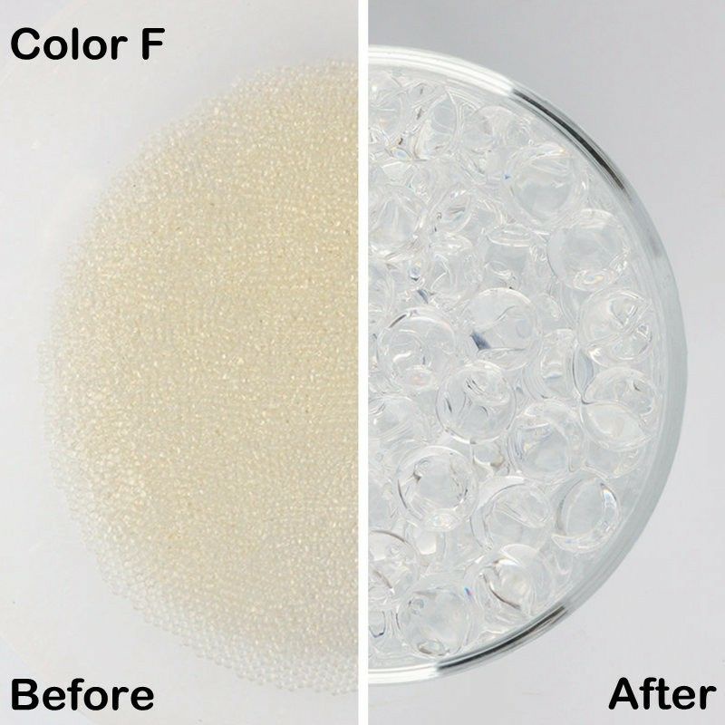 Planting hydrogel transparent jelly repacking 10gm round type | Shopee ...