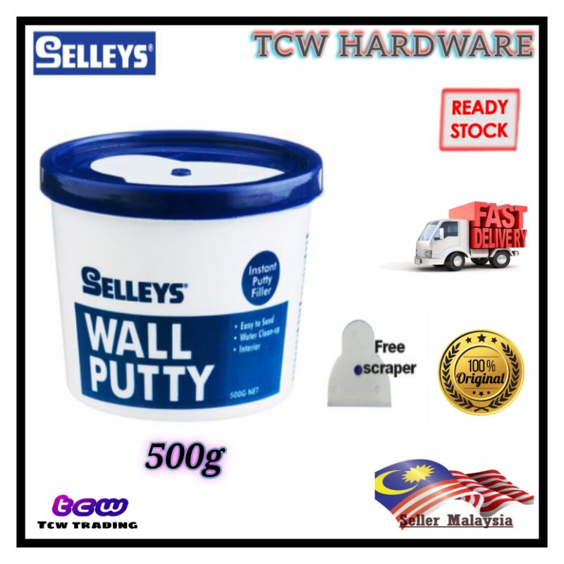 Selleys Wall Putty Filler 500g for Wall Crack Gap Dempul Dinding Batu | Shopee Malaysia