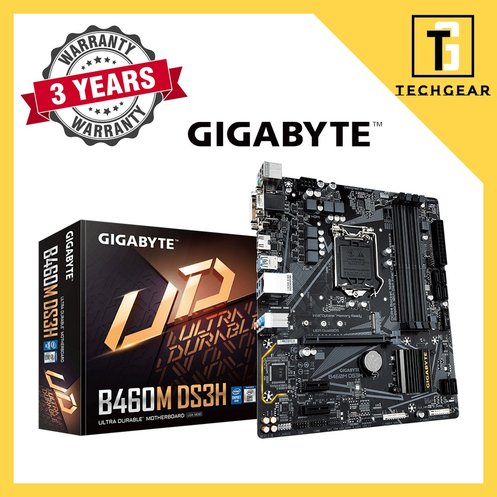 GIGABYTE B460M DS3H V2 MOTHERBOARD INTEL B460 CHIPSET MATX | Shopee ...