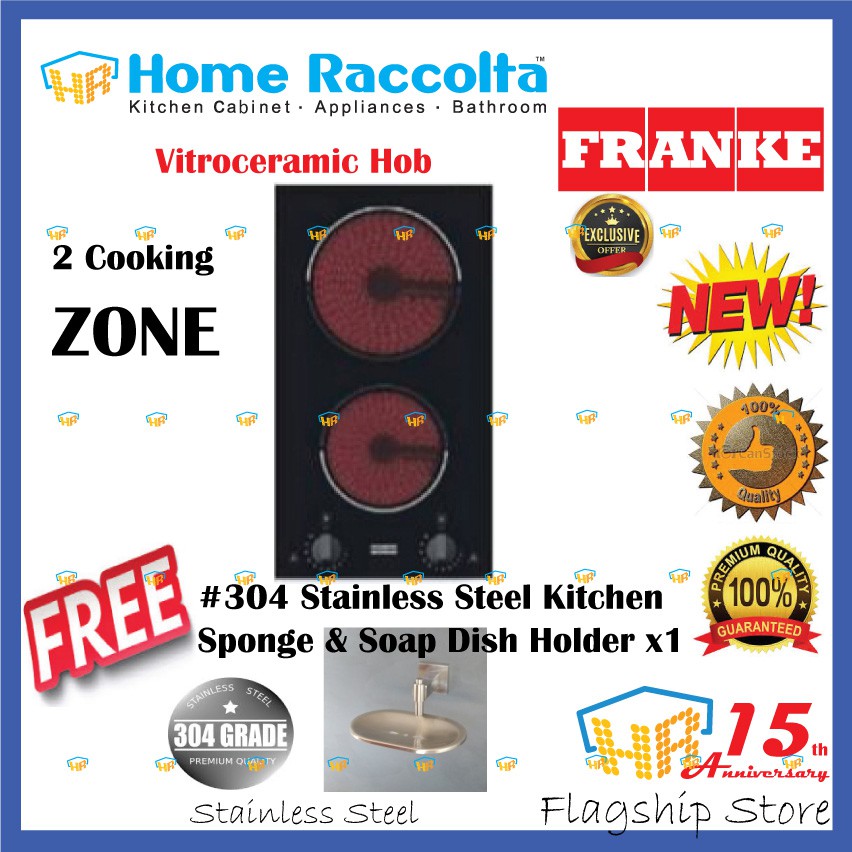 Franke FHZ30SS1302CT Ceramic Hob FRANKE 2 Zone Ceramic Hob FHZ 30SS1 ...