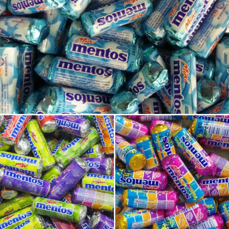 MENTOS MINI CHEWY CANDY MINI STICK 10 stick x 10g - Assorted Flavours ...