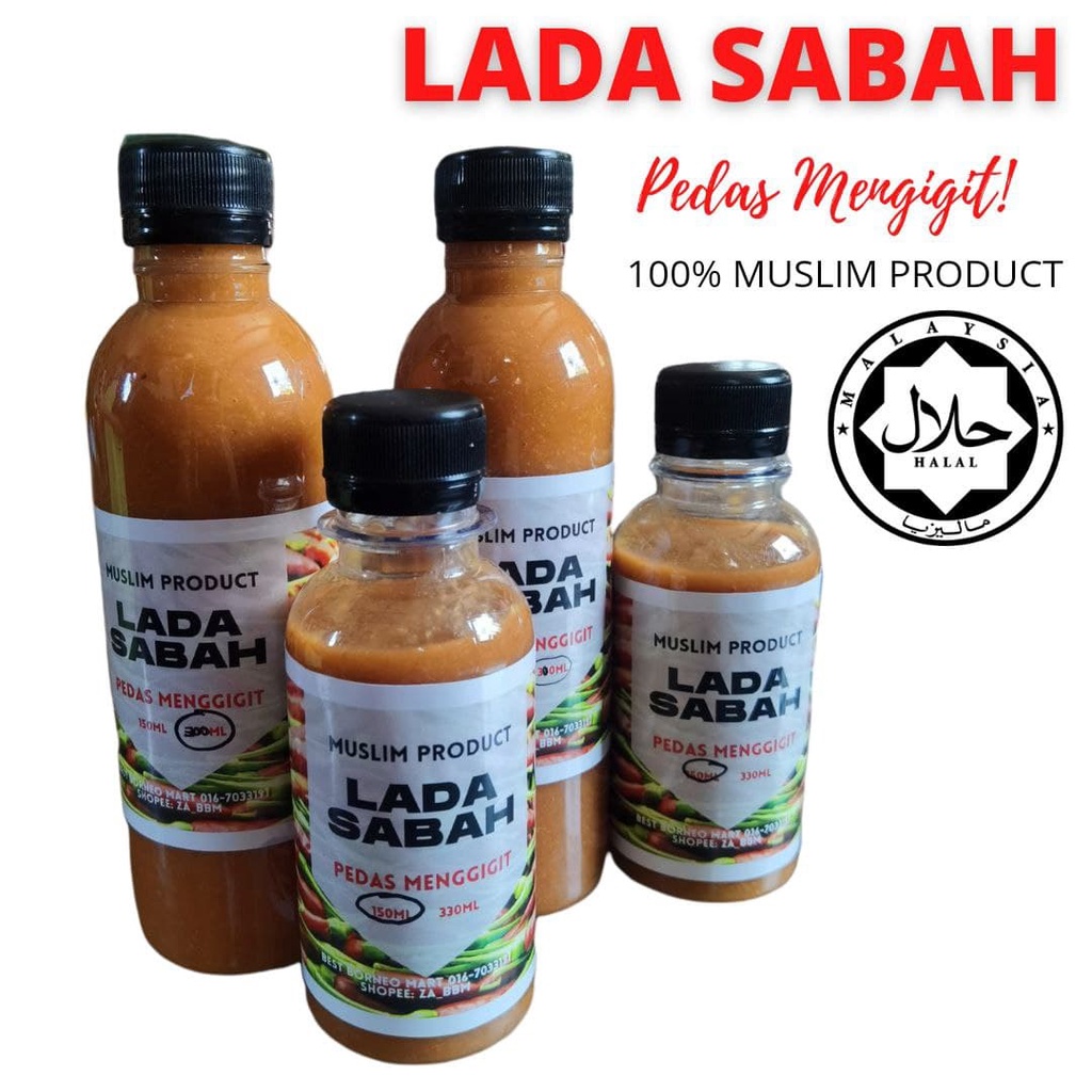 Lada Sabah / Sabah Chillies 150ml / 300ml | Shopee Malaysia
