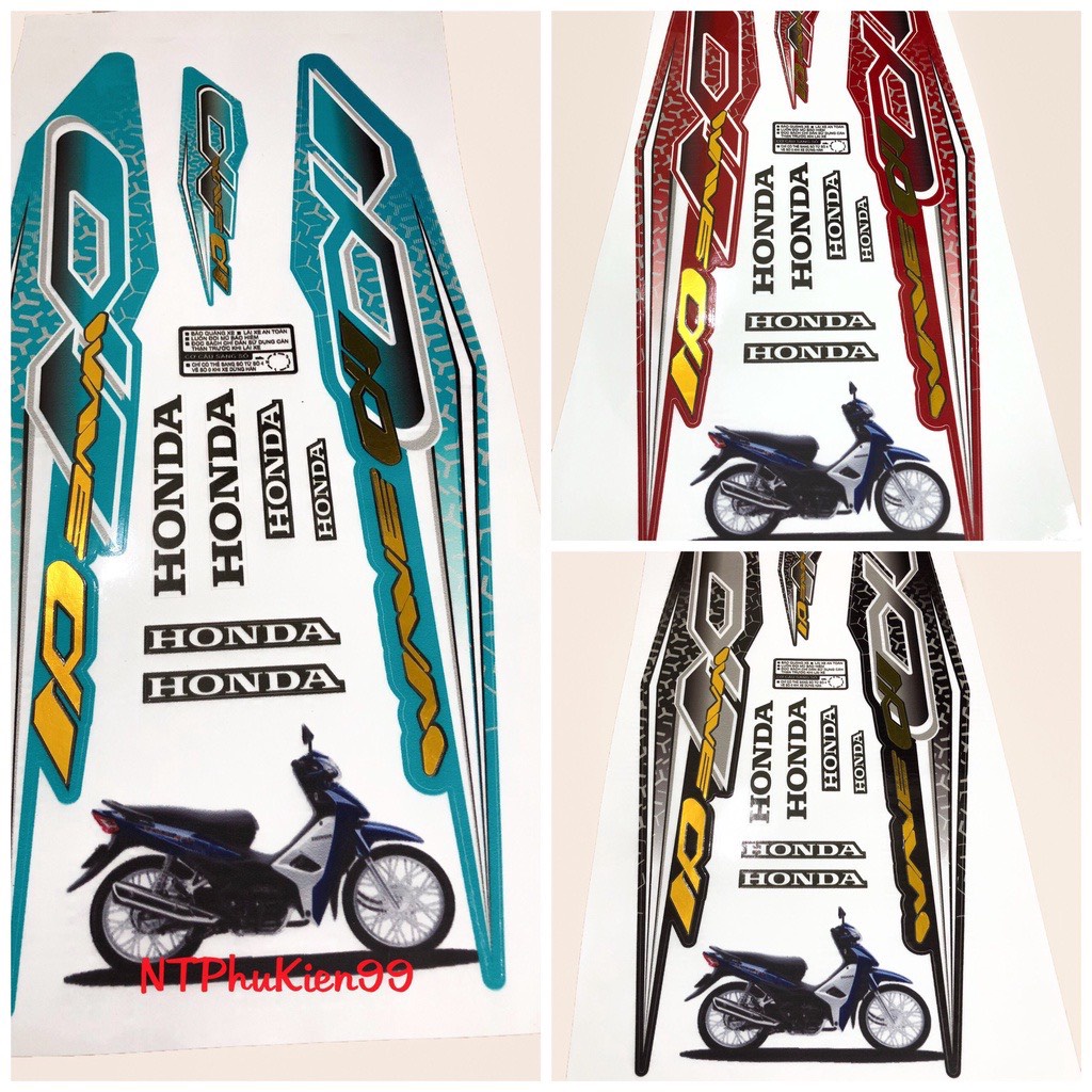 Wave Zin Stamp with CROM Sticker for Wave 50cc-100cc-110cc - Anti ...