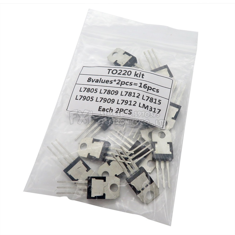 8value*2PCS=16PCS 7805 7809 7812 7815 7905 7909 LM317 L7912 igmopnrq ...