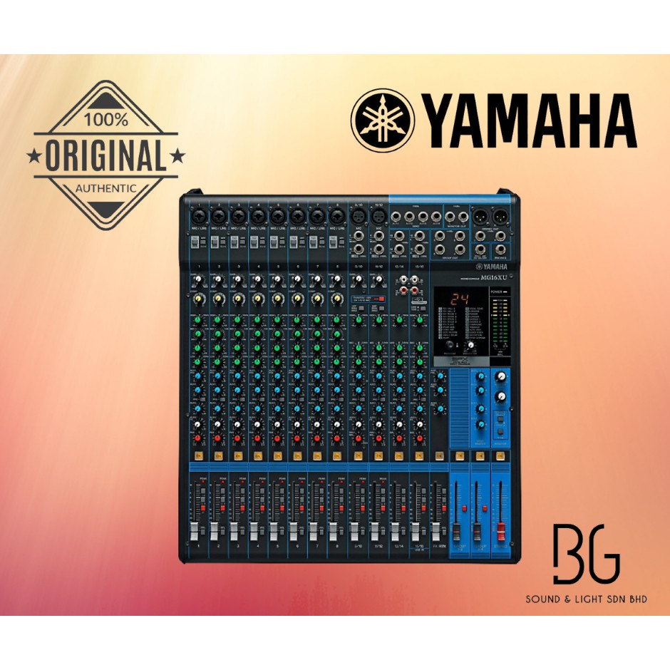 Yamaha MG16XU 16-Channel Mixer (MG 16XU) *Crazy Sales Promotion ...