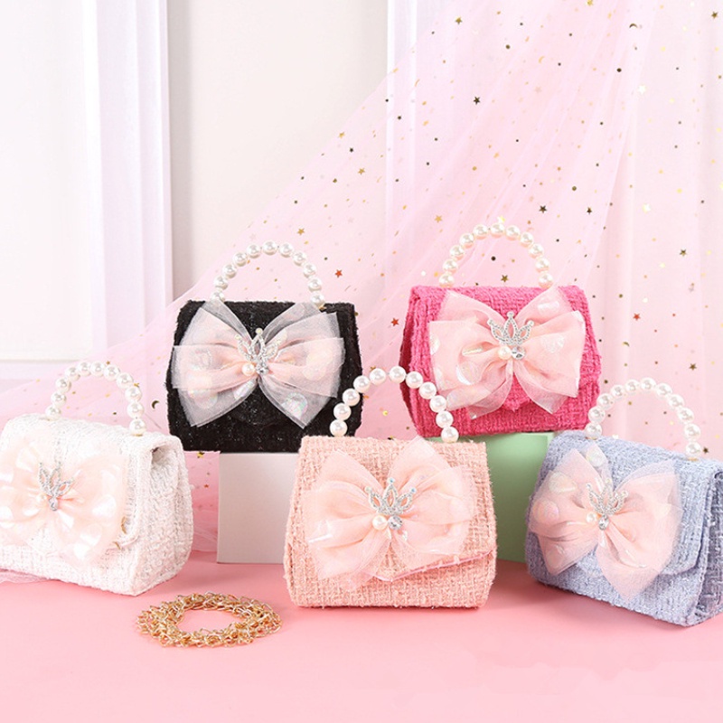 NNJXD Children's Bag Messenger New Fashion Cute Girl's Bag Pink ...
