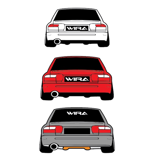 WIRA CAR STICKER | Shopee Malaysia