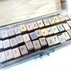 Handwriting Alphanumeric Stamps - Uppercase | Shopee Malaysia