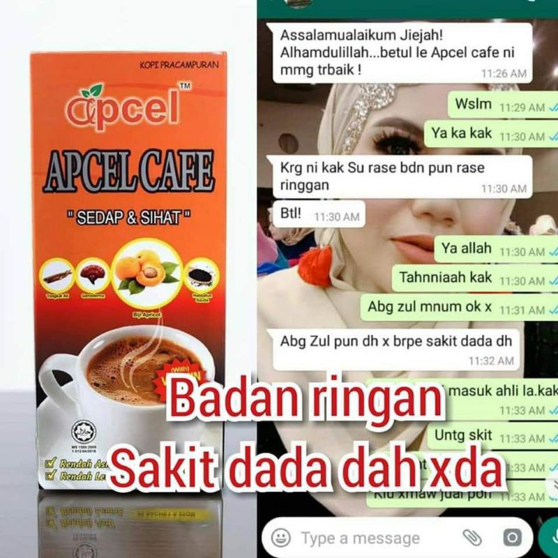 Apcel Cafe untuk kekal bertenaga | Shopee Malaysia