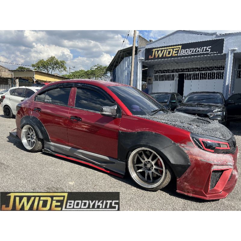 Proton Saga VVT Rocket Bunny widebody bodykits | Shopee Malaysia