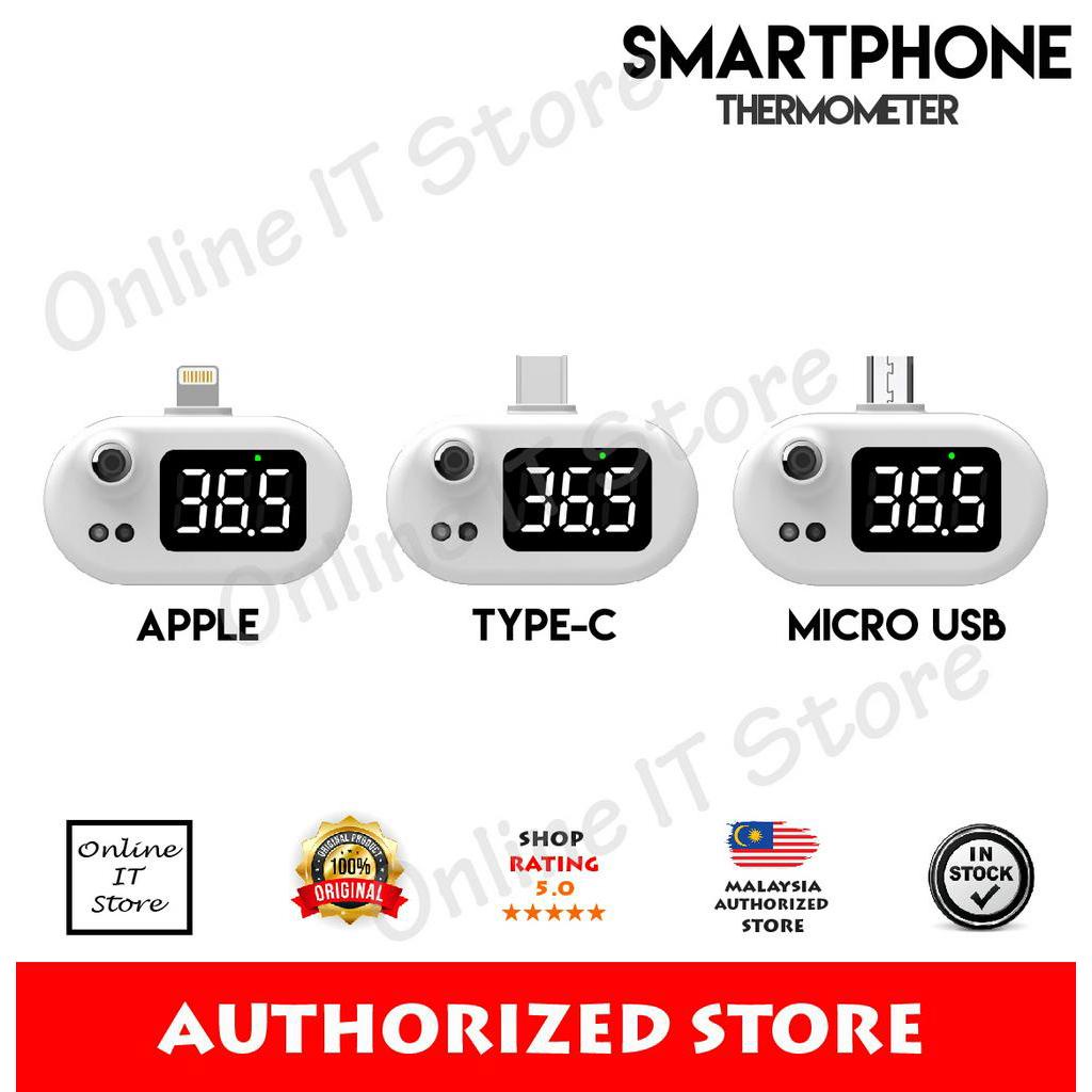 Mini Mobile Phone Thermometer High-Precision Infrared Non-Contact ...