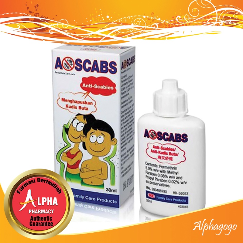 A Scabs 30ml (Anti Scabies / 消灭疥疮 / Menghapuskan Kudis Buta) | Shopee ...