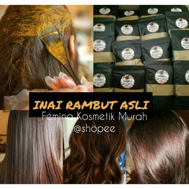 SERBUK INAI RAMBUT ASLI BAU INAI DAUN ENAI | Shopee Malaysia