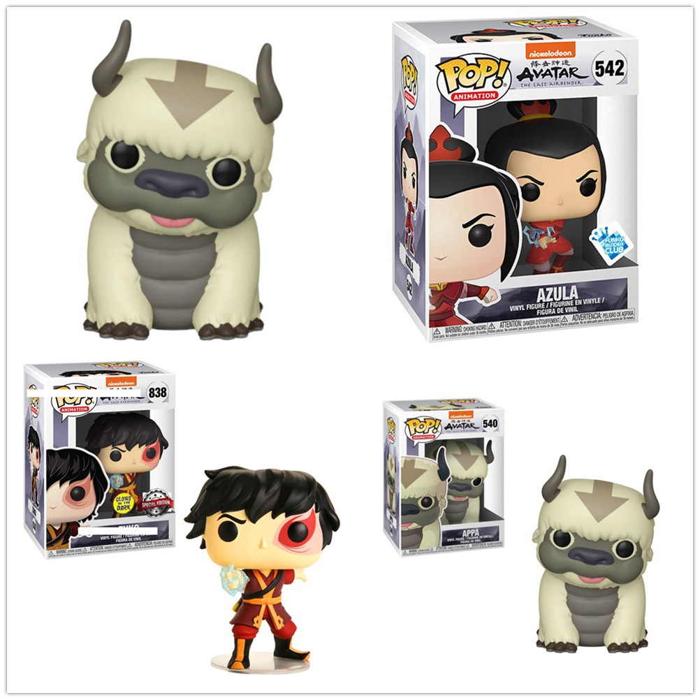 Funko Pop Avatar: The Last Airbender Zuko Appa Azula Figure Doll ...