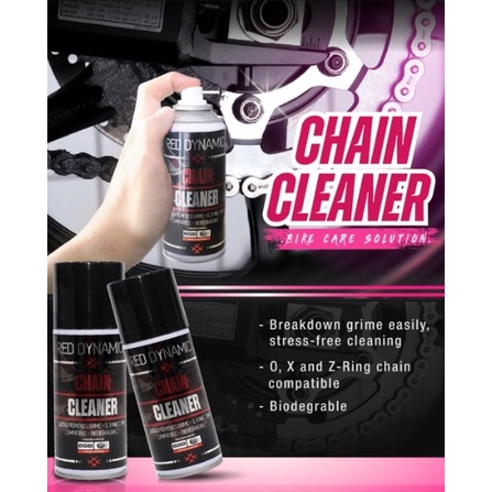 Red Dynamic Chain Cleaner / Everyday Chain Lube / Disc Brake Cleaner ...
