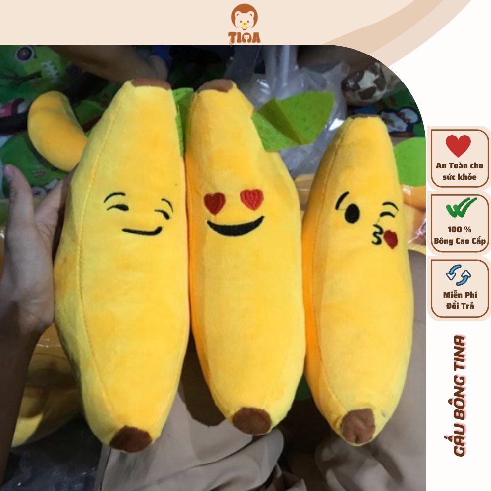 Happy Banana - Adorable Banana Teddy Bear, Baby Pillow with Soft Velvet ...