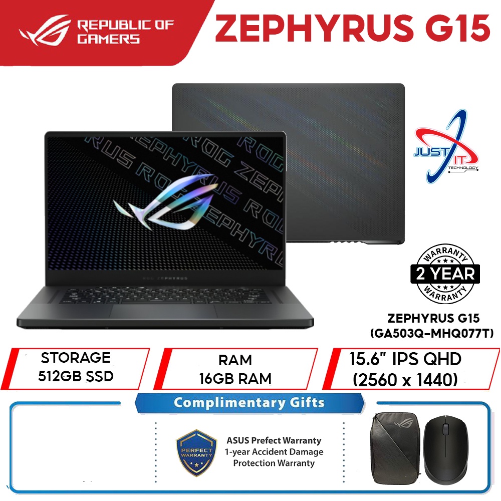 Asus ROG ZEPHYRUS GA503Q-MHQ077T R9-5900HS 16G(8X2) 512SSD RTX3060 MAXQ ...