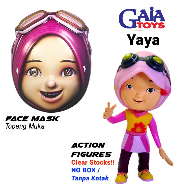 ⚠️limited ⚠️ Yaya - Action Figures 🌈 Face Mask & Keychain (1 set ...
