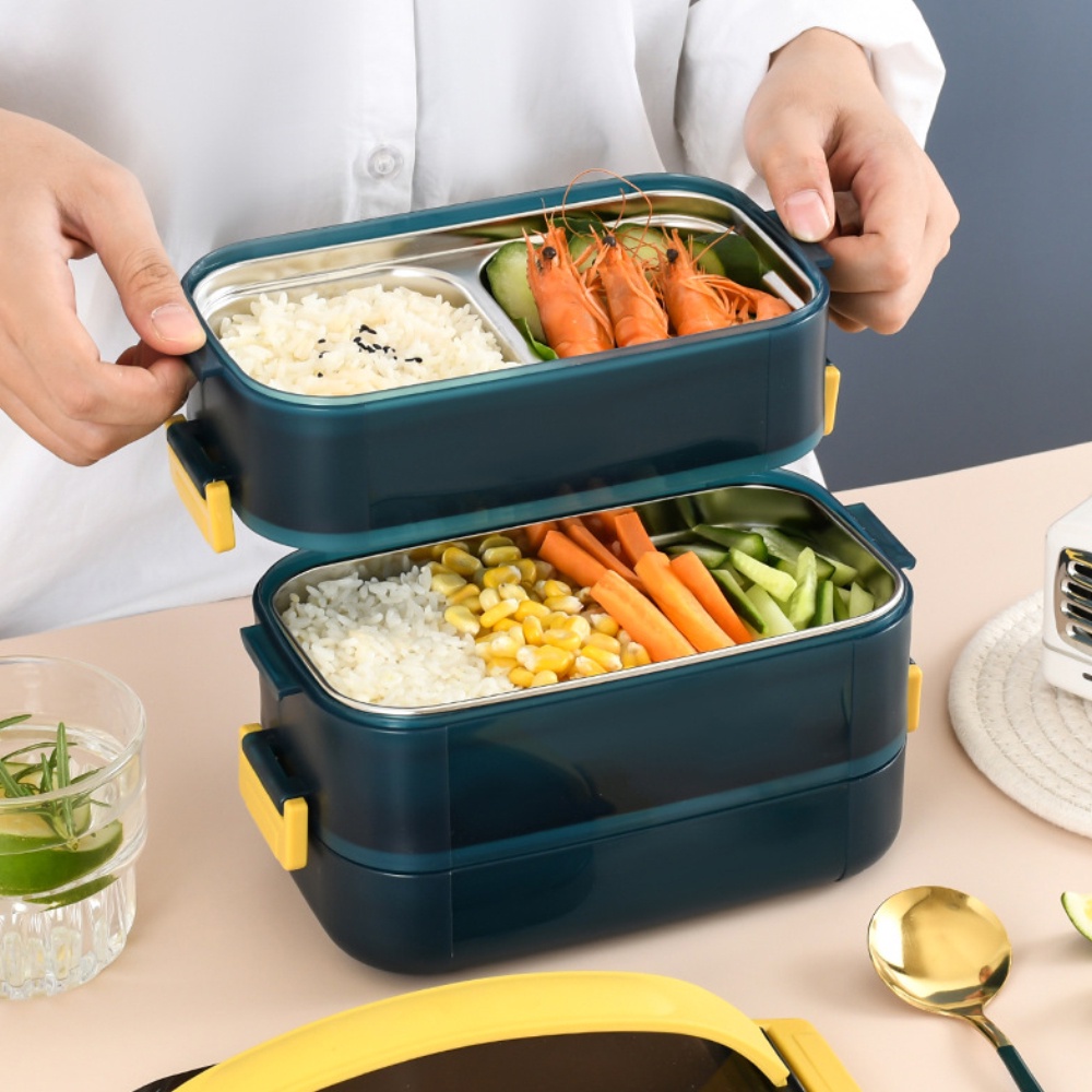 Bento Box Food Container Food Carrier Thermal Lunch Box Bekas Makanan ...