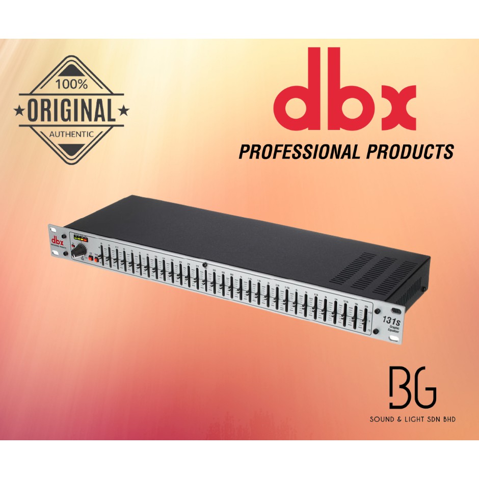 DBX dbx131s Single 31-Band Graphic Equalizer | Shopee Malaysia
