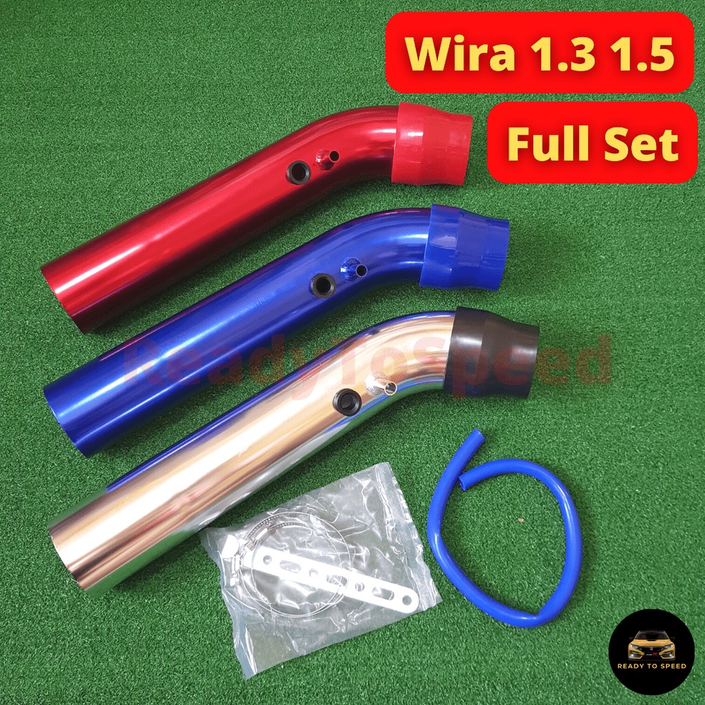 FULL SET Ram Pipe with Sensor Hole Wira Satria 1.3 1.5 Injection 4G13 ...